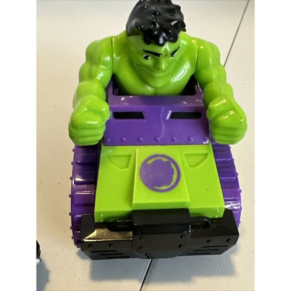 Marvel | Toys | Marvel Super Hero Adventures Cars Pull Back Go Set Lot ...